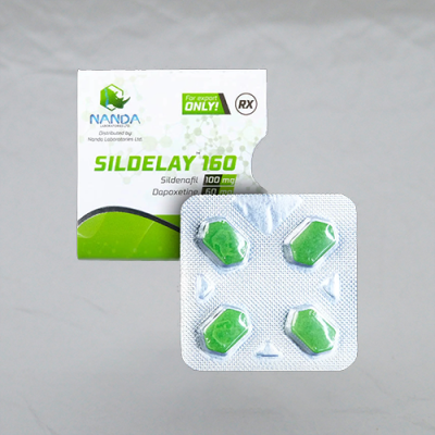 Sildelay 160 (Sildenafil 100mg + Dapoxetin 60mg, NANDA Lab.) - Kamagra ...